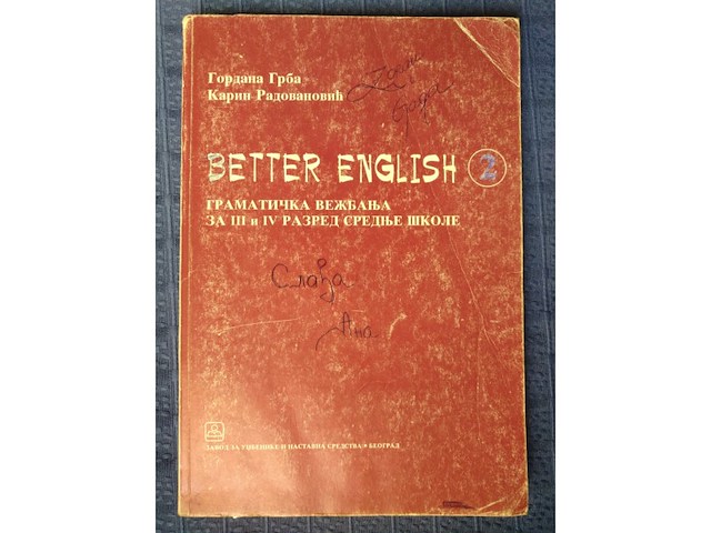 (k) Better English 2 - gramatička vežbanja za 3 i 4 raz