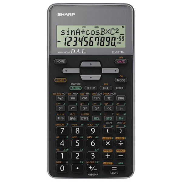 SHARP Kalkulator EL-W531TH-GY