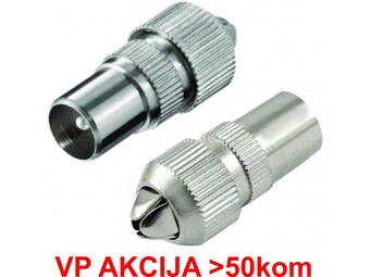 CON-RFMA ** IEC muski konektor, Zinc Alloy min.25kom (21)