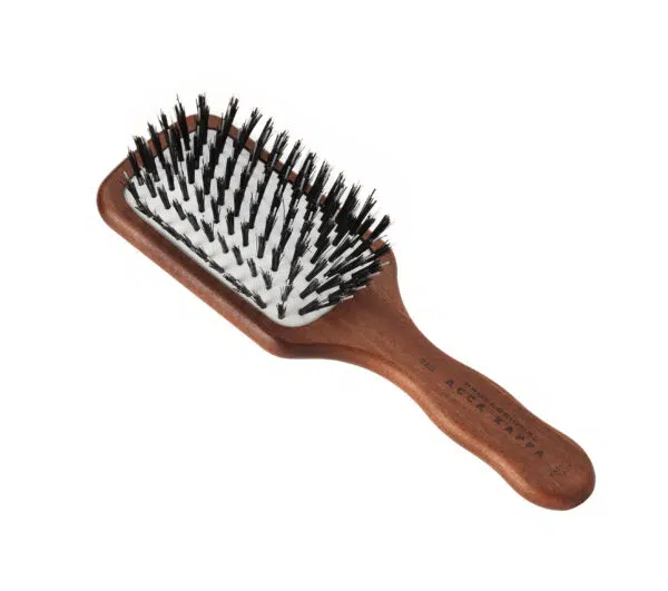 Acca Kappa Pneumatic Mini Paddle Brush – Kotibé Wood – Boar Bristles – Četka za punoću i sjaj kose