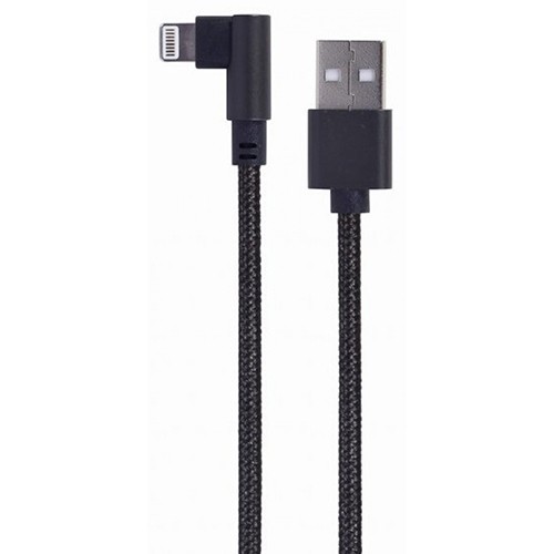 Gembird USB 8-pin kabl pod uglom 0.2 m, black | CC-USB2-AMLML-0.2M