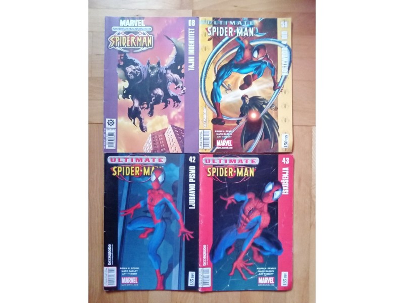 ULTIMATE SPIDER-MAN/ULTIMATE X-MEN-Komplet Od 4 Broja