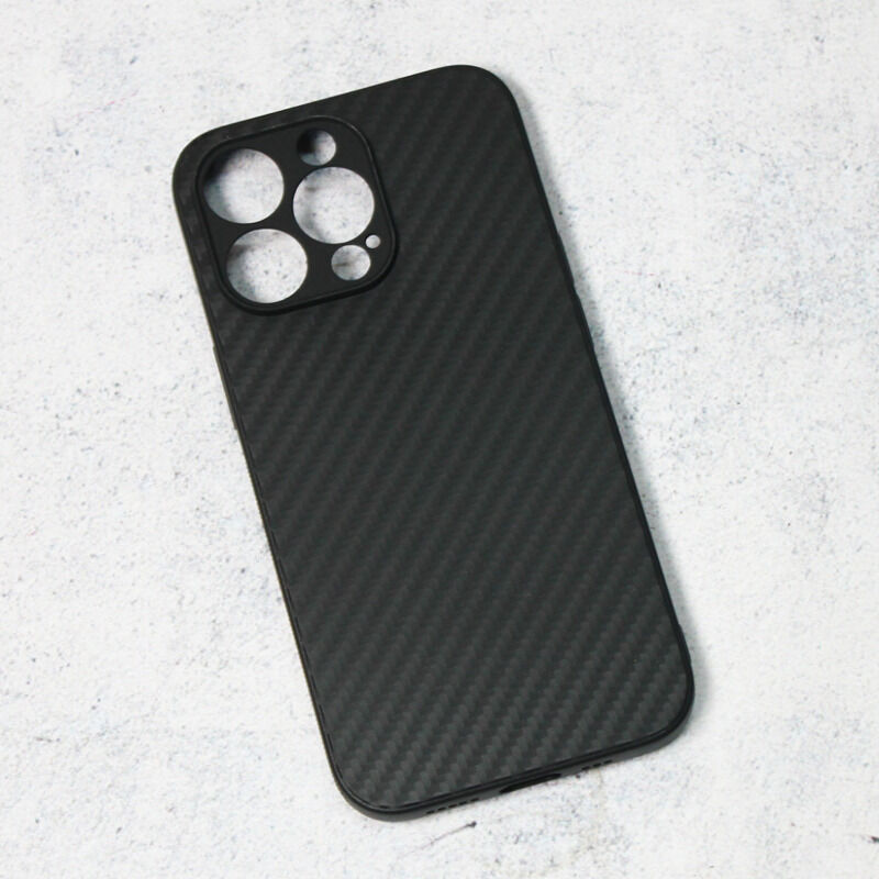 Maskica Carbon fiber za iPhone 13 Pro 6.1 crna