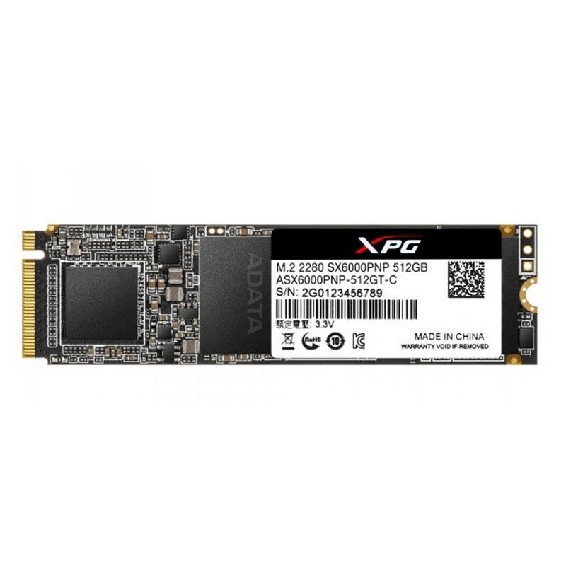 A-data 512GB M.2 PCIe Gen 3 x4 NVMe ASX6000PNP-512GT-C SSD
