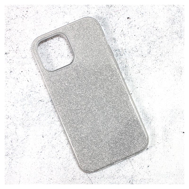 Maskica Crystal Dust za iPhone 13 Pro Max 6.7 srebrna