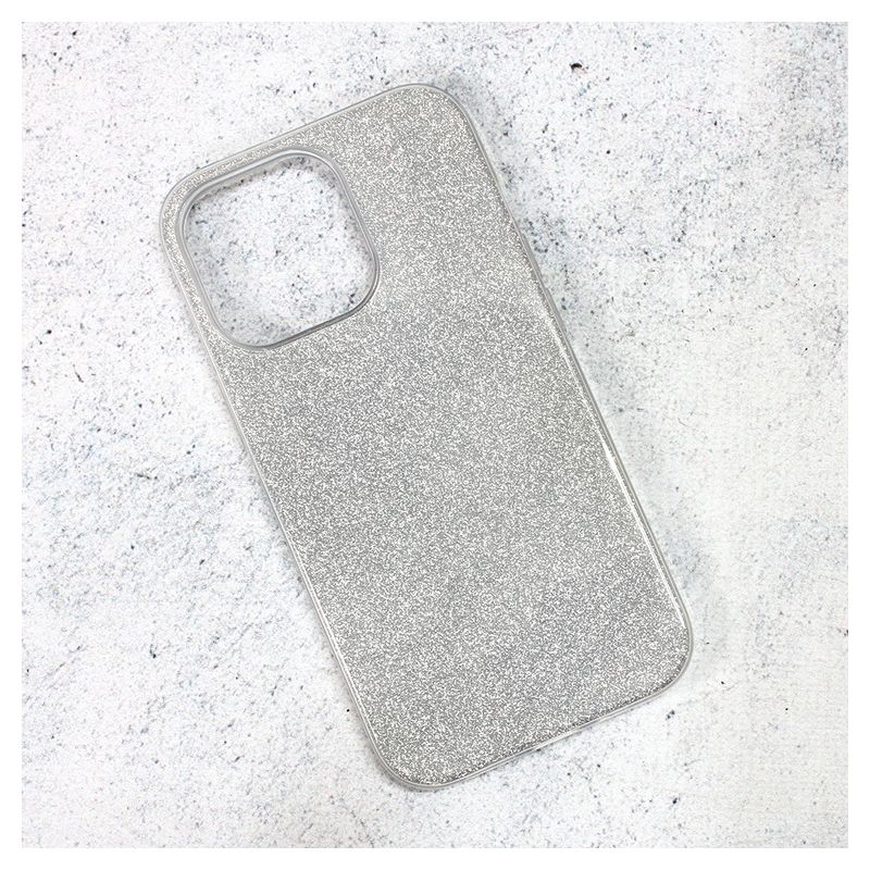 Maskica Crystal Dust za iPhone 13 Pro 6.1 srebrna