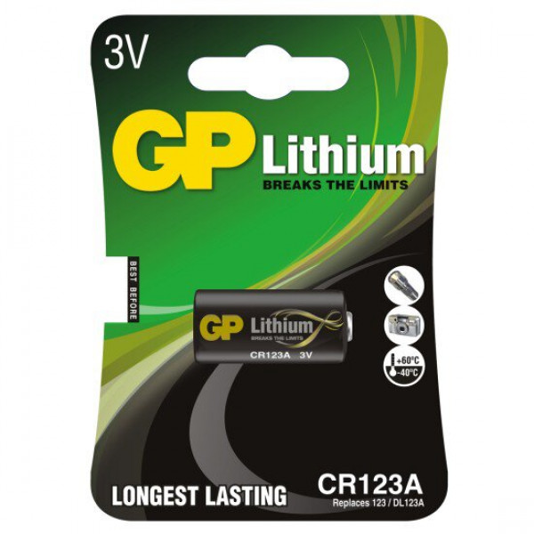 Baterija GP CR123A-U1