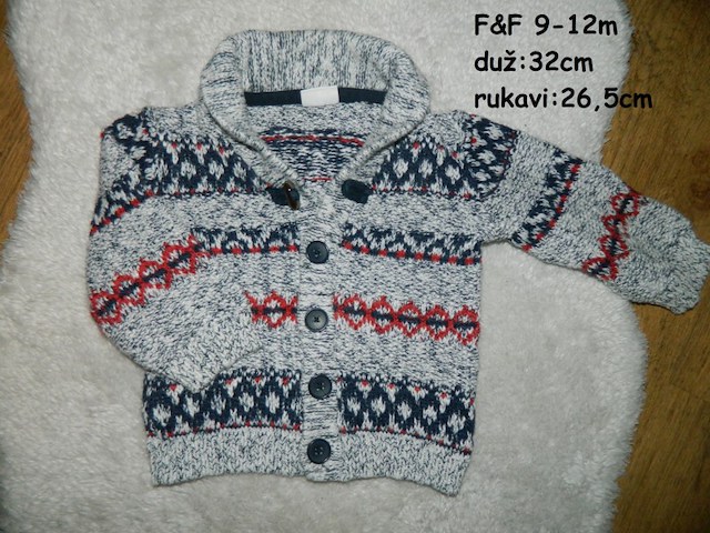 F&;F džemper 9-12 M