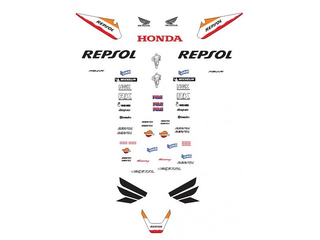 Nalepnice za motore Honda CBR 929 REPSOL