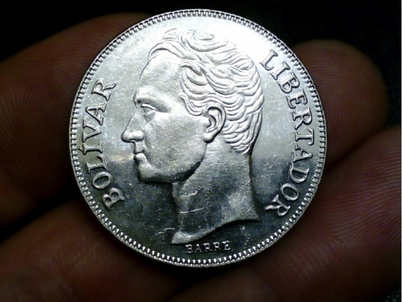 Venecuela, 5 bolivara 1990