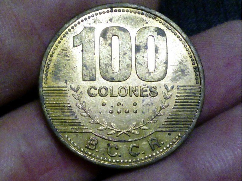 Kostarika, 100 kolones 2007