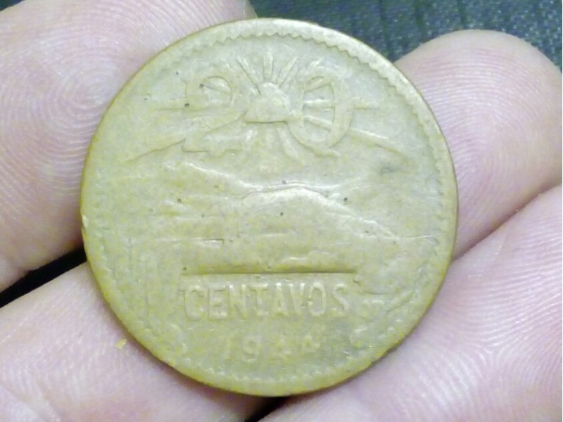 Mexiko, 20 centavos 1944