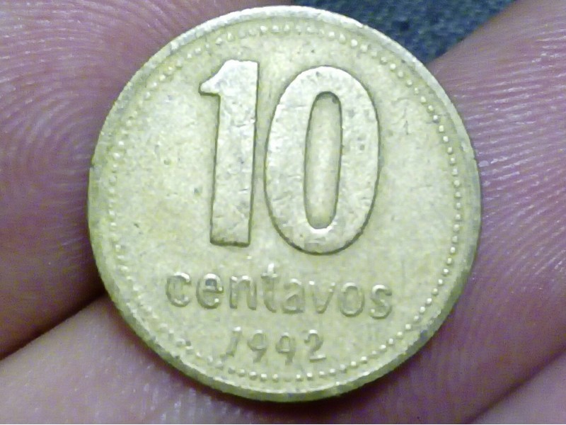 Argentina, 10 centavos 1992