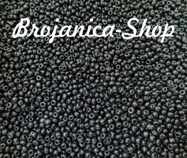 Perle za grčke brojanice i bogorodičine suze u crnoj boji (100 komada)