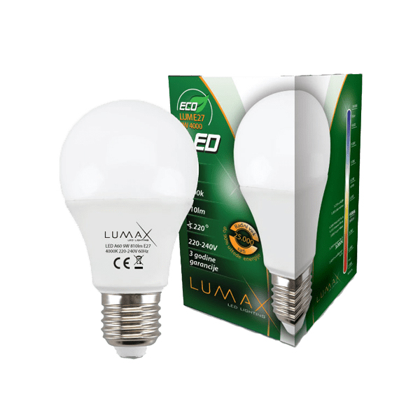 Led sijalica Lumax ECO LUME27-9W 4000K Lumax 1197