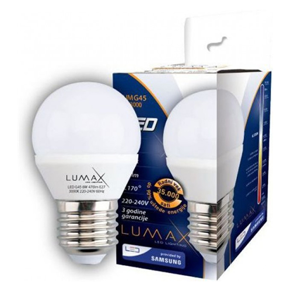 Led sijalica LUME27-5W 3000K Lumax 956