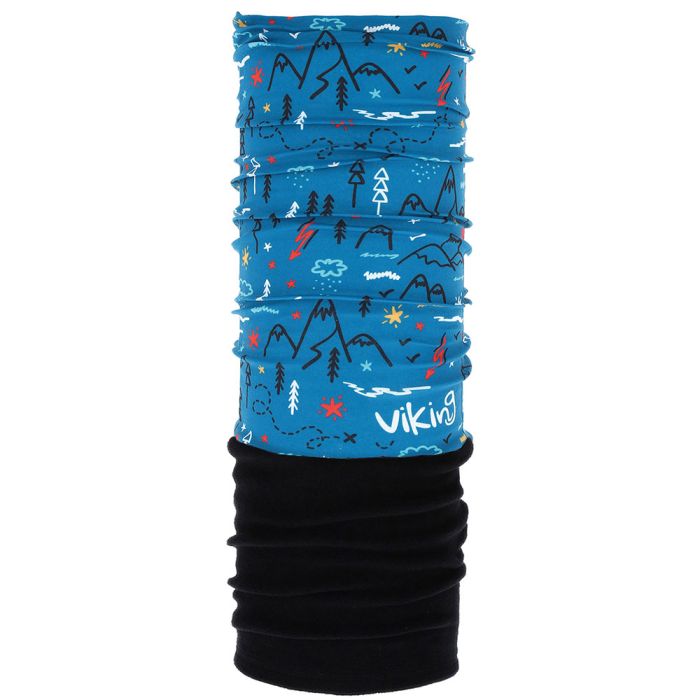 BANDANA VIKING DEČIJA MOUNTAINS POLARTEC blue