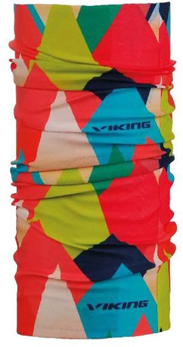 BANDANA VIKING MOTIVES orange-red-green-blue