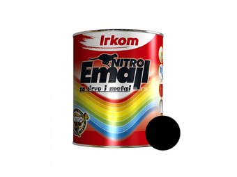 Emajl Nitro mat crni - Irkom 0.75l