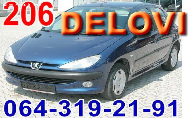 Peugeot 206 Kontakt Brava,Brava,Kvaka,Centralna i DELOVI raz