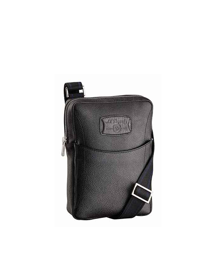 TORBA PETIT SAC ZIPPE LDSOFT GRAINE BLACK S.T. Dupont