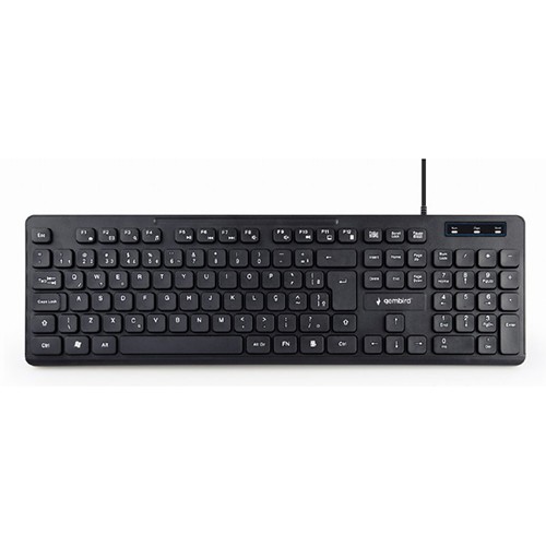 Gembird Multimedia Slimline USB tastatura | KB-MCH-04