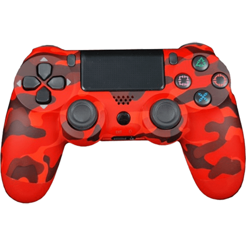 Gembird Bluetooth Dualshock PC/PS4 gamepad, RED camo | JPD-Wireless-Thrillershock RED