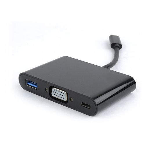 Gembird Adapter USB Type-C na VGA + USB 3.0 + USB Type-C port za punjenje | A-CM-VGA3in1-01