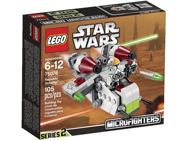 LEGO Star Wars 75076 Microfighters s.2 Republic Gunship