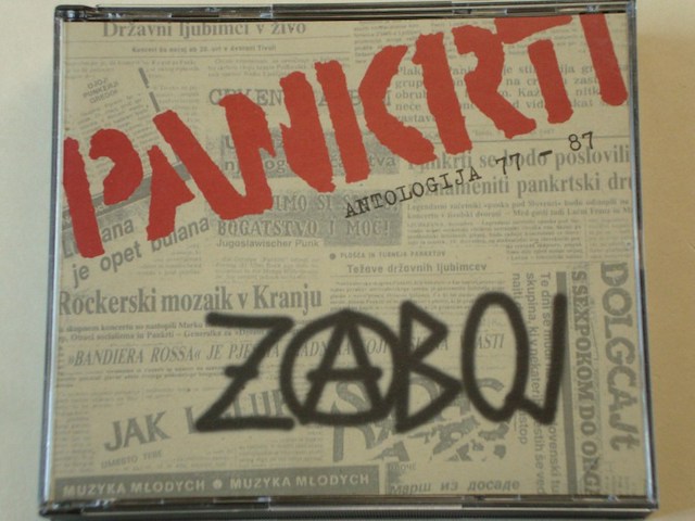 Pankrti - Zaboj (Antologija 77 - 87) 3xCD