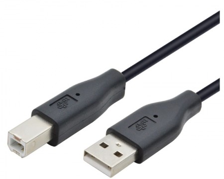 E-GREEN Kabl USB A - USB B MM 3m crni ( 8700 )