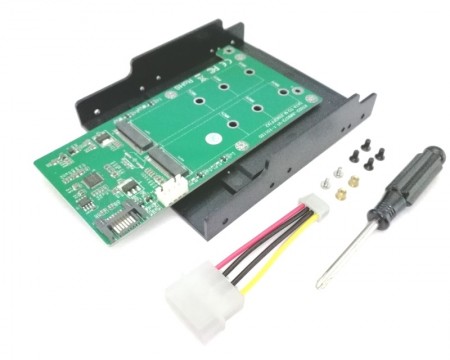 MAIWO adapter interni 2xM.2 SSD to SATA 3.5 tray design KT022B ( 19565 )