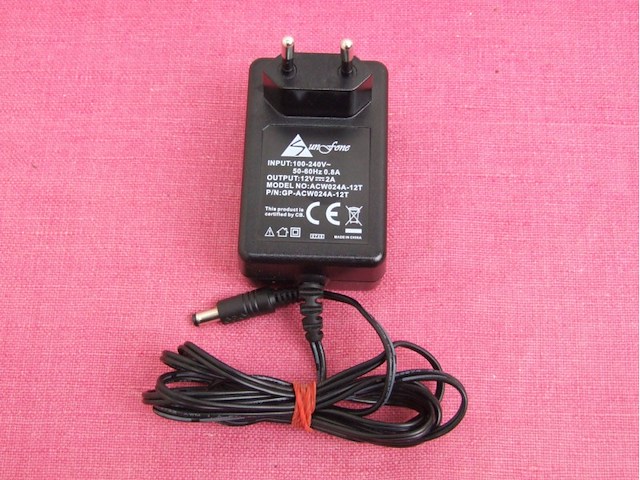 Sunfone adapter 12V 2A + GARANCIJA!