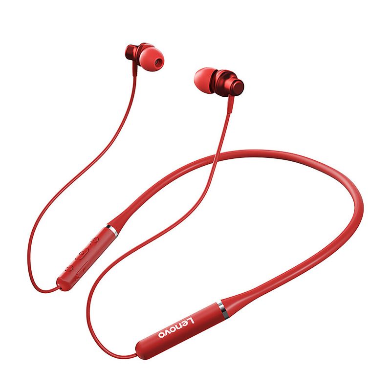 Bluetooth slusalice Lenovo HE05 Neckband crvene