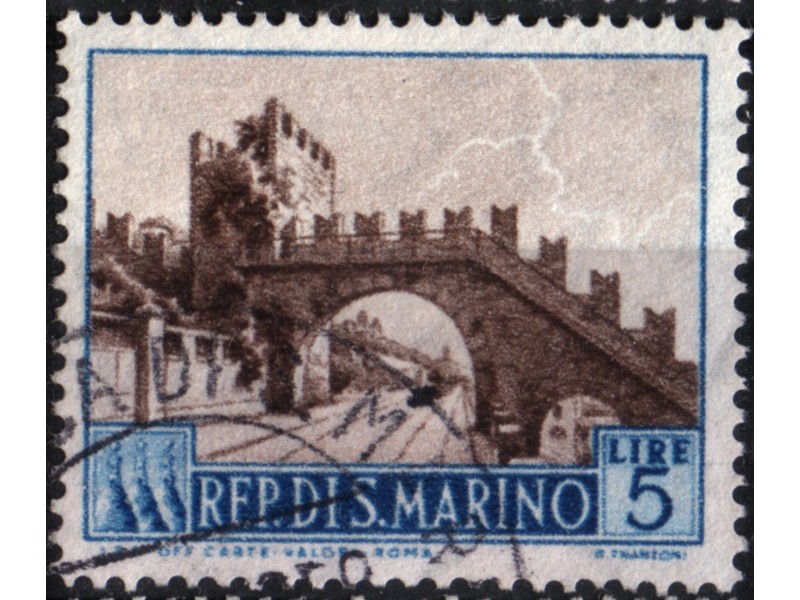 kt449u 29.mar1966 SanMarino Mi856(-o-) 1/6