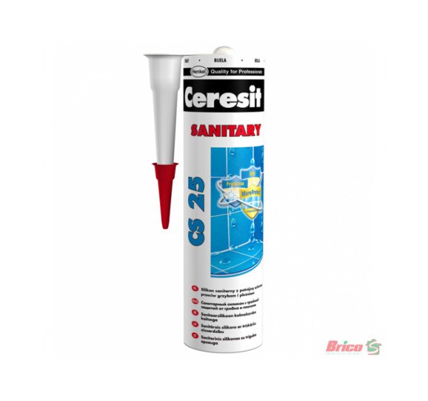 Ceresit CS 25 Sanitarni silikon 280ml, Karamel