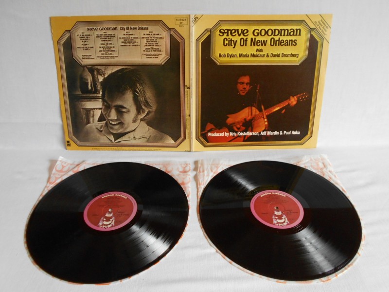 STEVE GOODMAN! VRH.DUPLI LP KULTNOG KANTAUTORA! MINT!