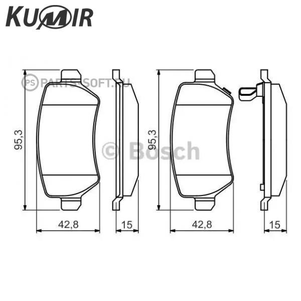 PLOCICE ZAD. ASTRA/G/H=MERIVA/A/B=ZAFIRA/A/B -TRW-