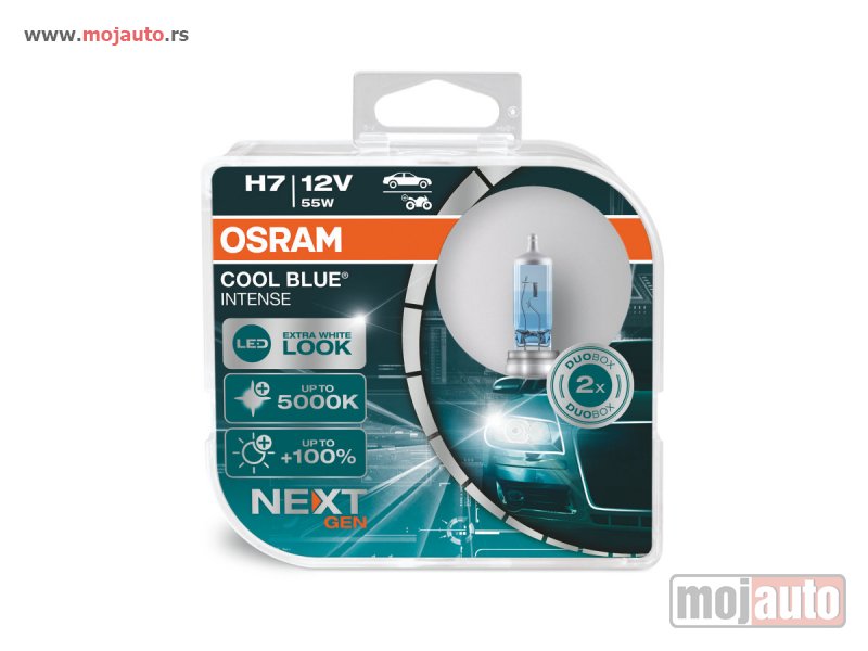 Osram h7 CBI 100% pojačane 5000k bele