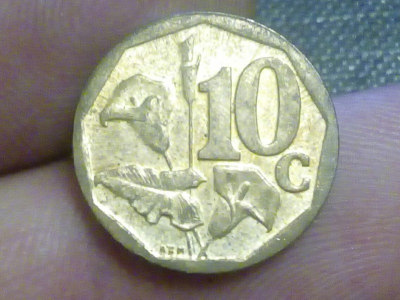 Juzna Afrika, 10 centi 2008