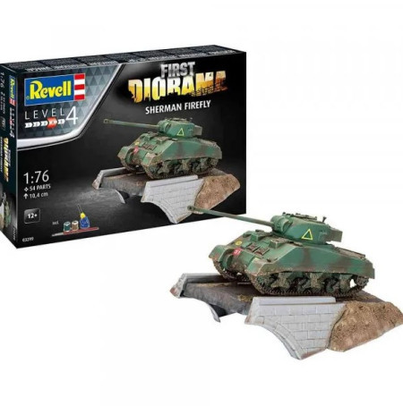 Revell maketa first diorama set - sherman firefly ( RV03299 )