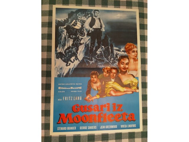 plakat GUSARI IZ MOONFLEETA (Fritz Lang)