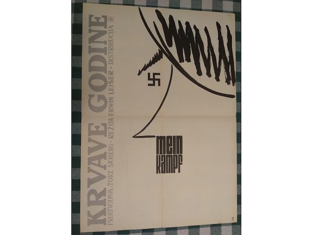 plakat KRVAVE GODINE (Mein Kampf)