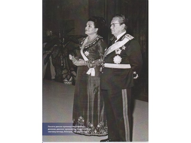 TITO i JOVANKA poseta danske kraljice Margarete II 1977
