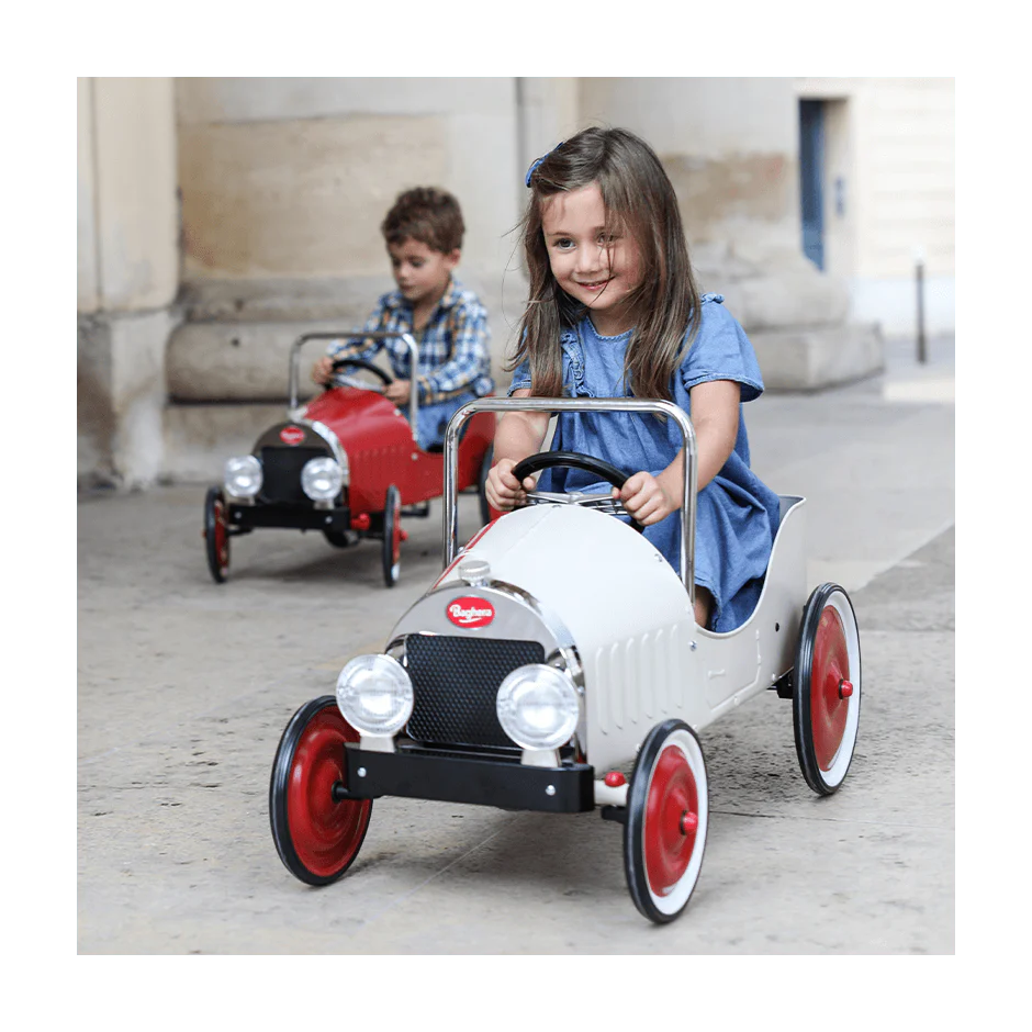 Baghera Pedal Cars Classic White