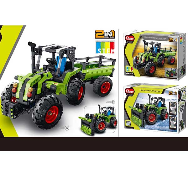 Traktor 2 u 1 sa Prikolicom ili Plugom Igračka za Decu 6807