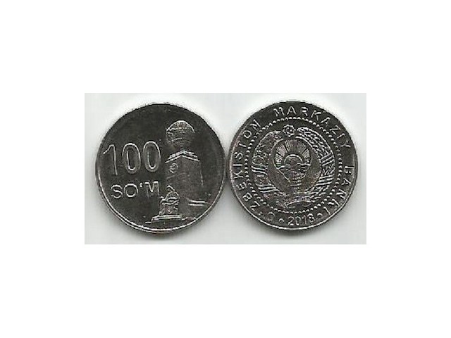 Uzbekistan 100 som 2018. UNC