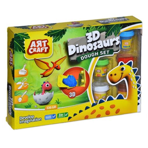 Plastelin za igru 3D dinosaurusi 033618