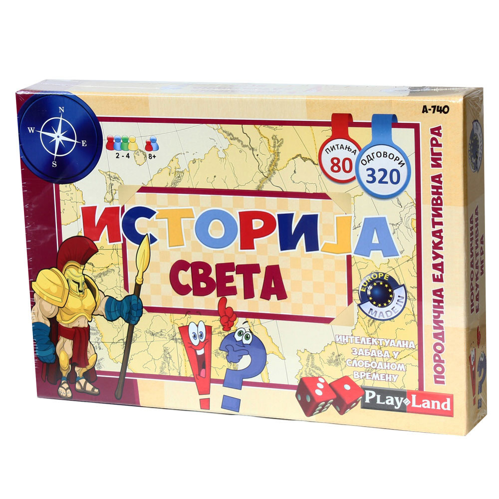 PLAY LAND ISTORIJA SVETA EDUKATIVNA IGRA PL740