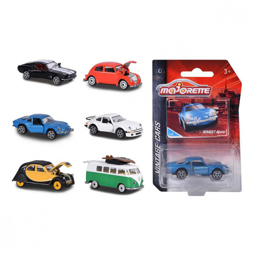 MAJORETTE VINTAGE AUTOMOBIL 7,5CM ASST M2052010